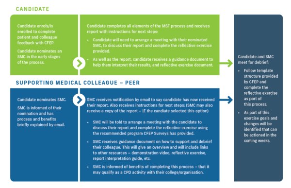 The four stages of Multi-Source Feedback | CFEP Surveys